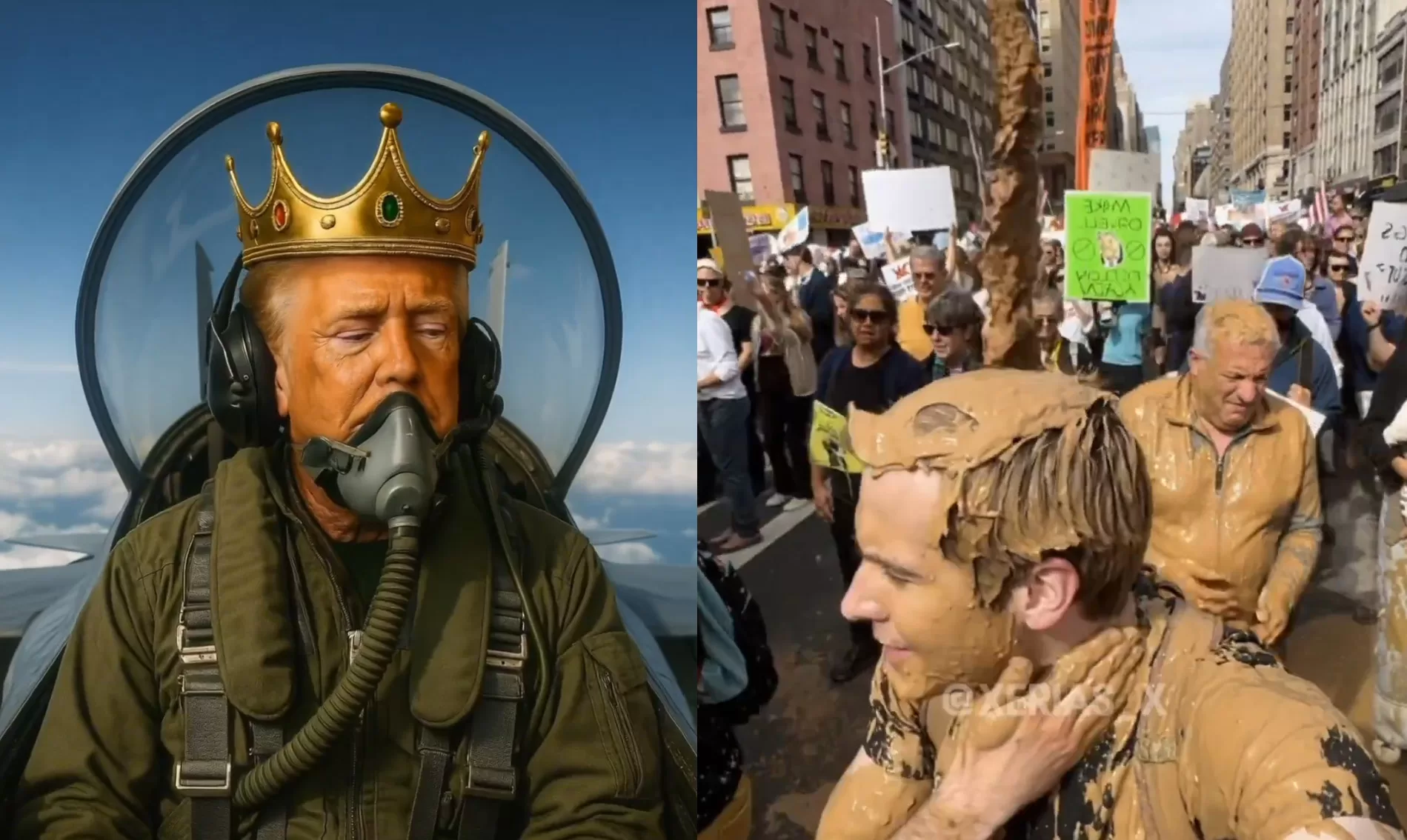 Trump responds to “No Kings” protests with controversial AI video ...