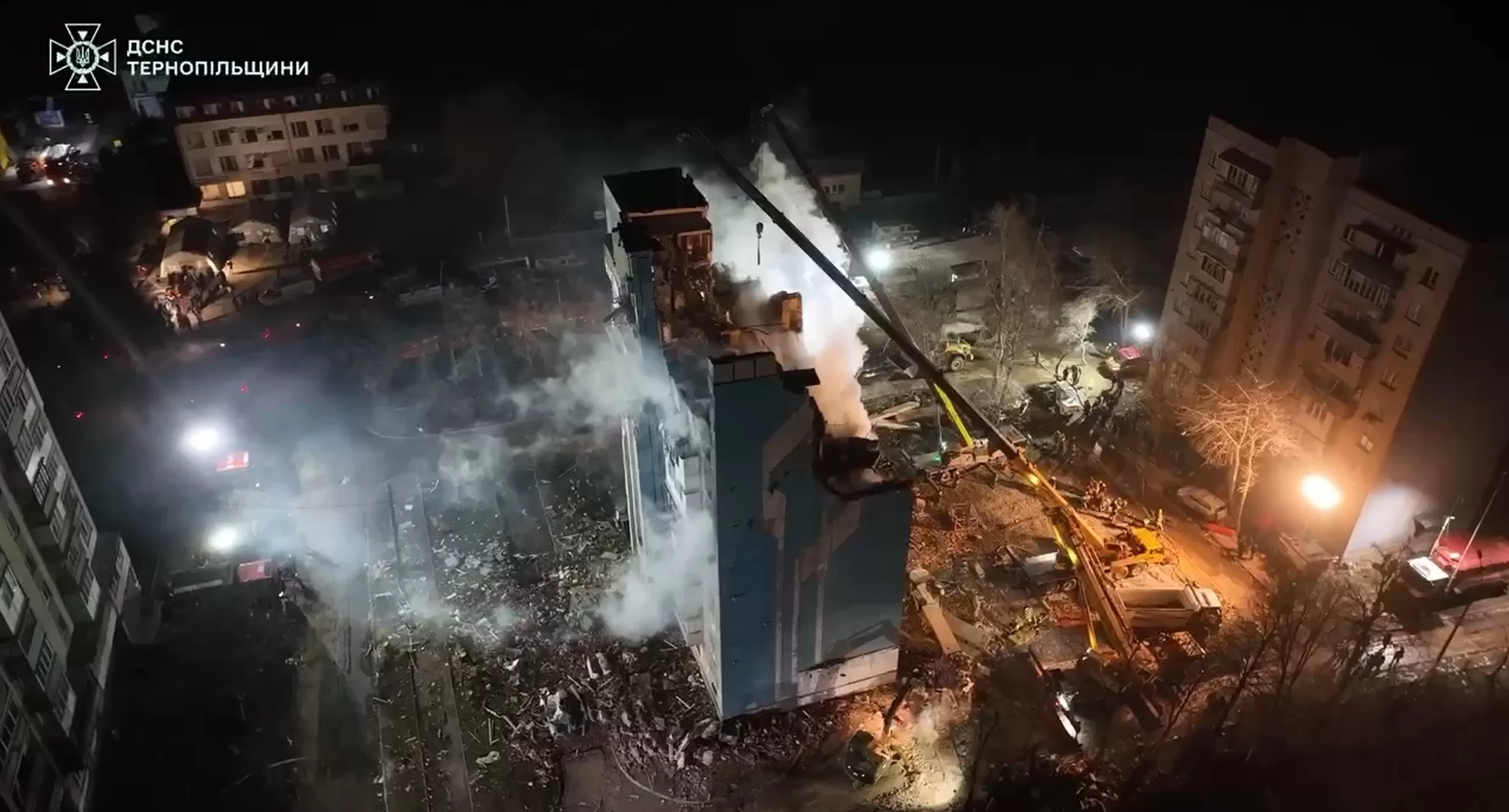 Search and rescue operations have been completed in Ternopil following ...